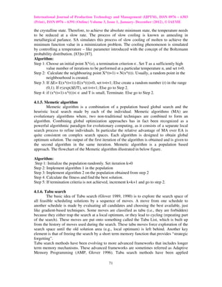 A review on non traditional algorithms for job shop scheduling | PDF