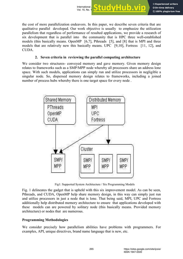 A REVIEW ON PARALLEL COMPUTING | PDF