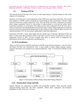 A review on phase change materials & their applications | PDF