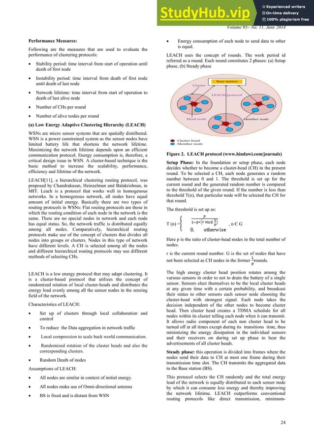A Review On Reactive And Proactive Wireless Sensor Networks Protocols Pdf Internet Of Things