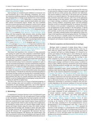 A review on recent advances of plant mucilages and their applications in food industry ...