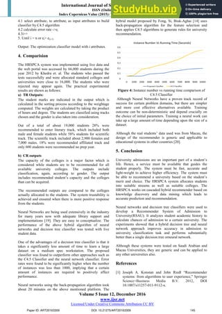 A Review On Recommender Systems For University Admissions | PDF