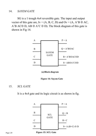 A review on reversible logic gates and their implementation | PDF