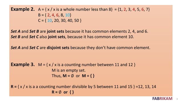 A Review On Sets equal Equivalent Empty Joint Disjoint a-review-on-sets-equal-equivalent-empty-joint-disjoint