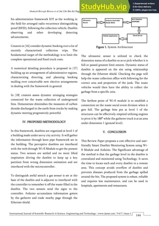 A Review On Smart Garbage Bin Monitoring System | PDF | Environmental ...