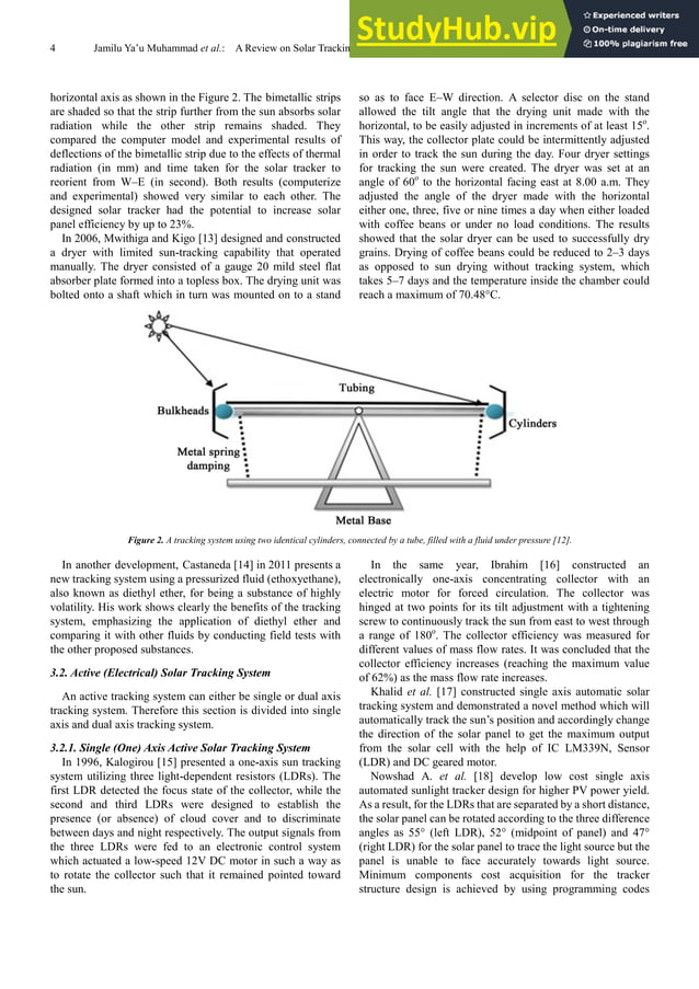 A Review On Solar Tracking System A Technique Of Solar Power Output ...