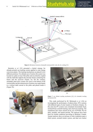 A Review On Solar Tracking System A Technique Of Solar Power Output ...