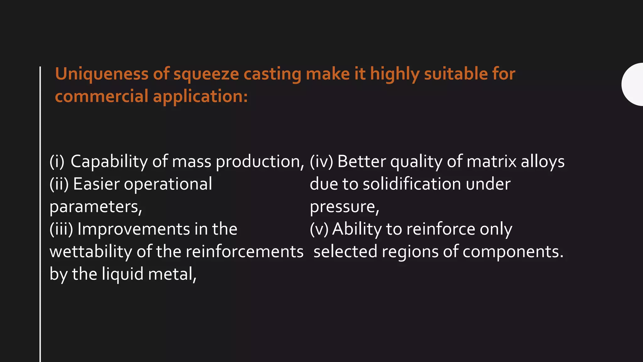 A review on squeeze casting process & amplifying Mechanical properties ...