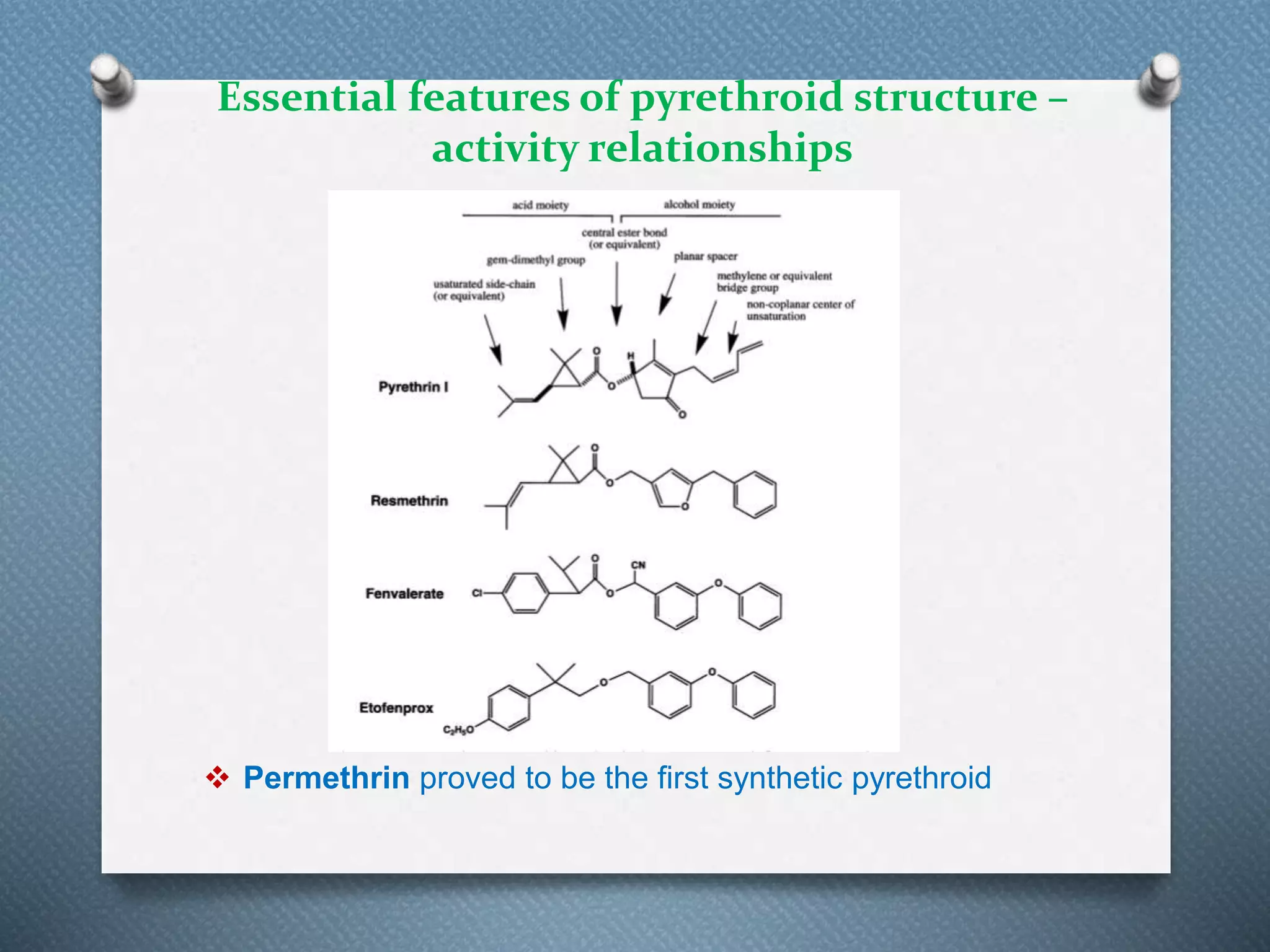 Structure And Toxicity Of Pyrethroid Slideshare Pptx
