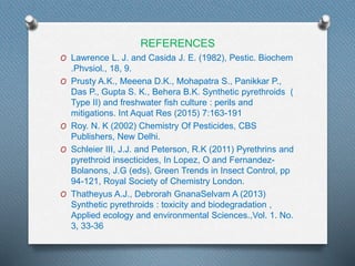 structure and toxicity of pyrethroid slideshare | PPTX