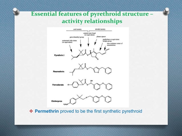 structure and toxicity of pyrethroid slideshare | PPTX