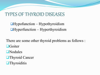 A Review on Thyroid Diseases | PPTX