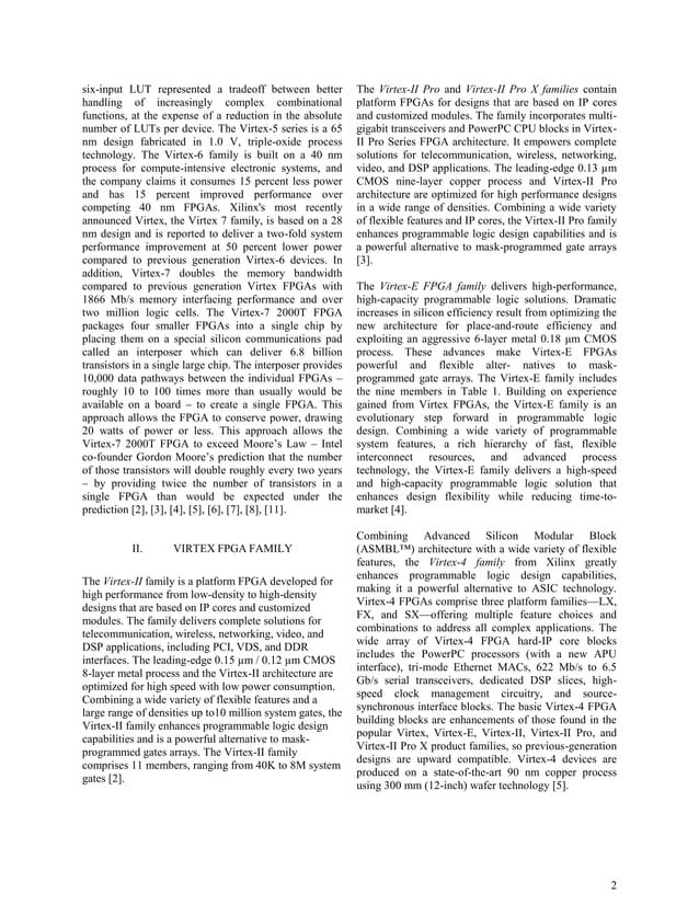 A review on virtex fpga family from xilinx | PDF