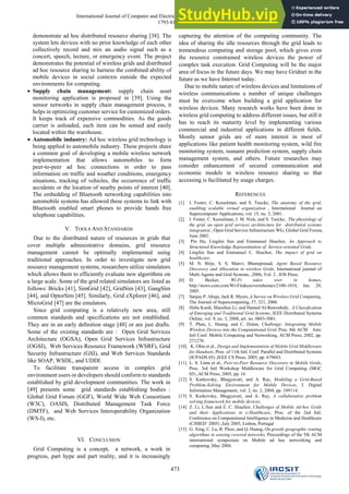 A Review On Wireless Grid Computing | PDF