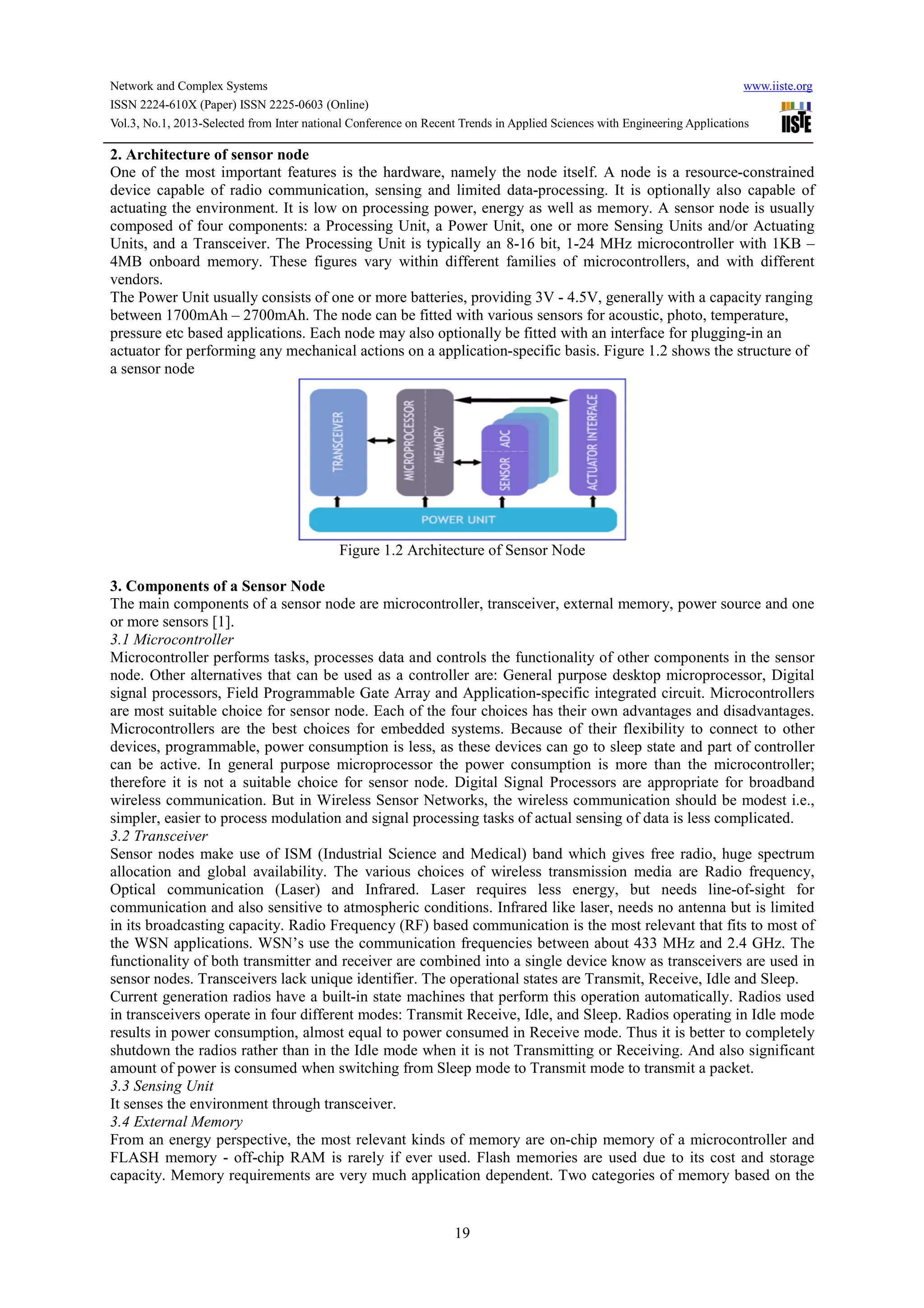A review on wireless sensor networks | PDF
