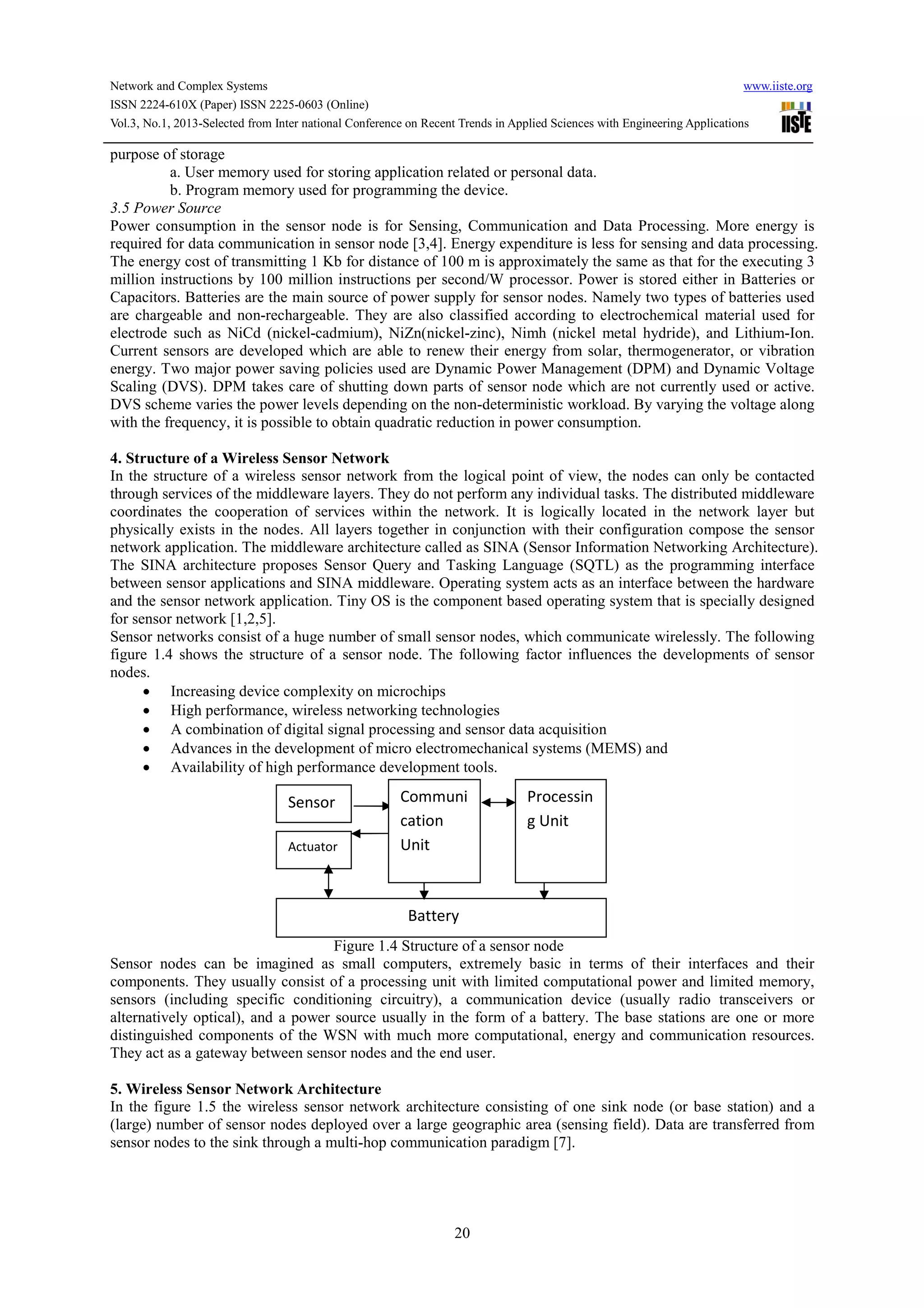 A review on wireless sensor networks | PDF