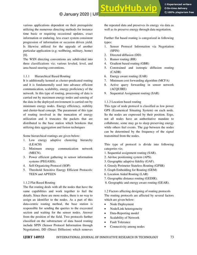 A Review Paper On Communication Protocols For Wireless Sensor Networks | PDF
