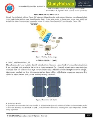 A Review Paper On Electricity Generation From Solar Energy | PDF