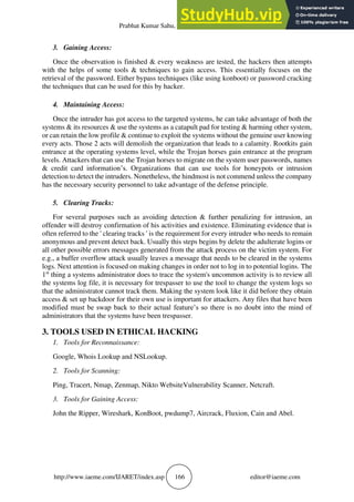 A REVIEW PAPER ON ETHICAL HACKING | PDF | Information and Network ...