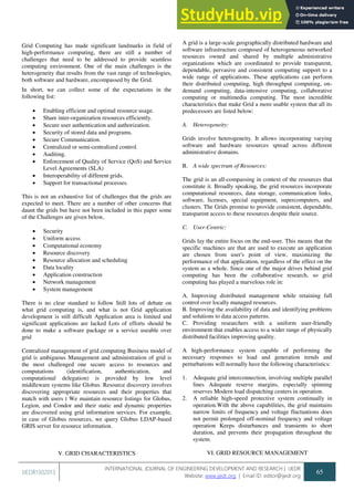 A Review Paper On Grid Computing | PDF