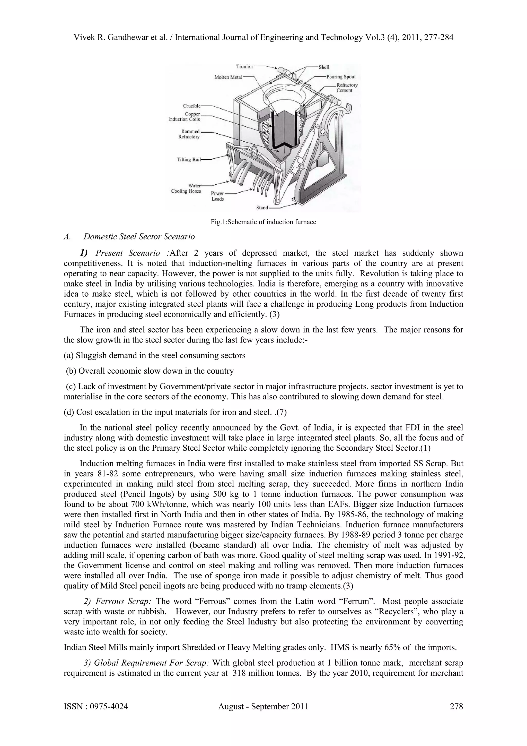 A review paper on induction furnace | PDF
