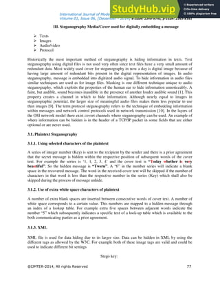 A Review Paper On Steganography Techniques | PDF