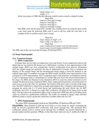 A Review Paper On Steganography Techniques | PDF