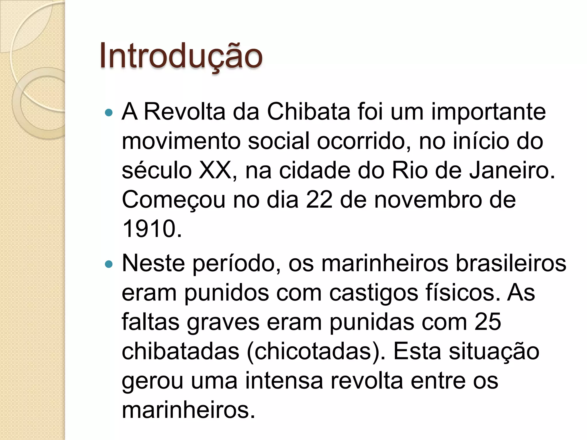 A revolta da chibata | PPT