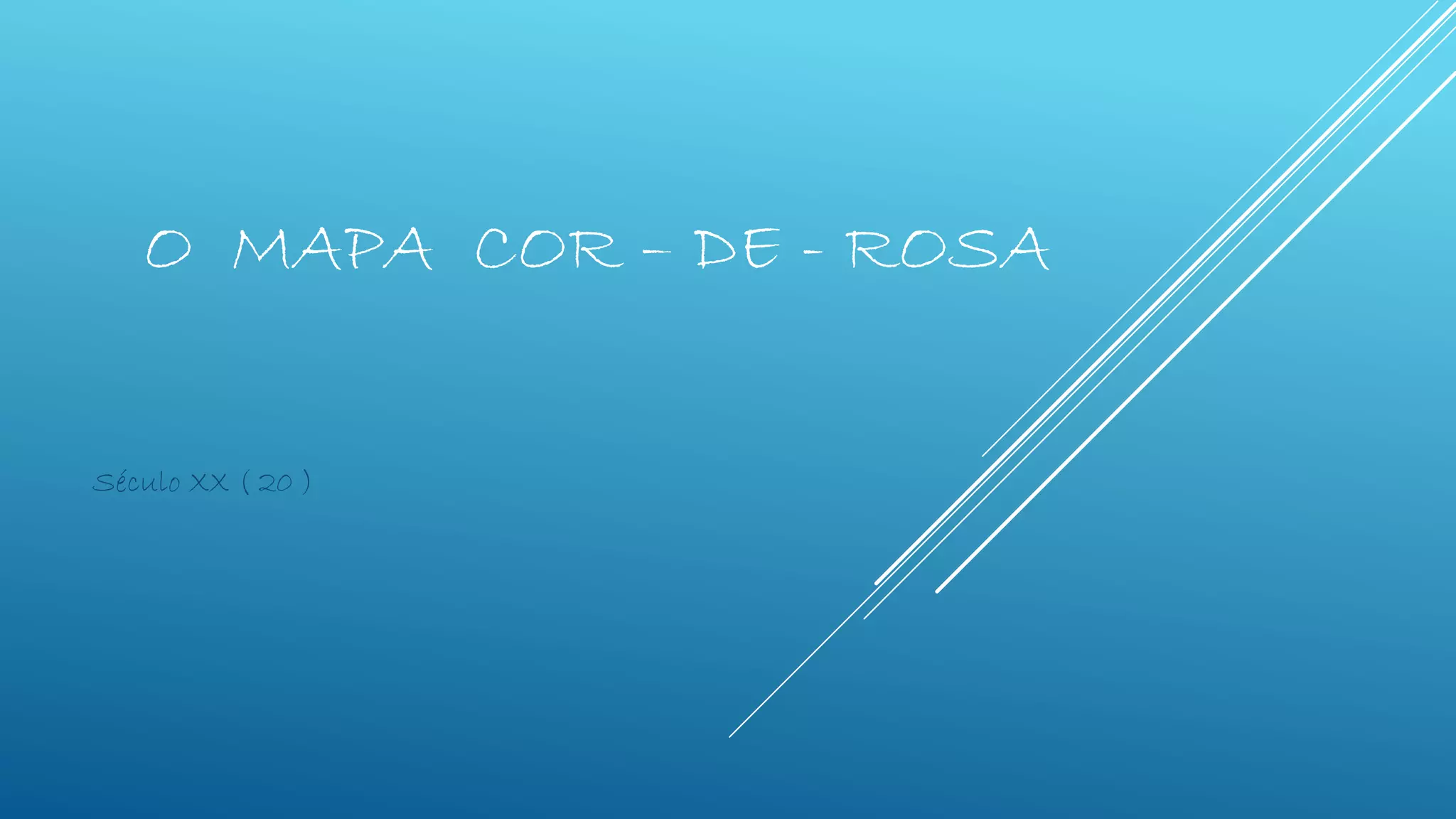 o mapa cor de rosa | PPT