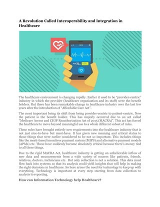 A revolution called_interoperability_and_integration_in_healthcare | PDF