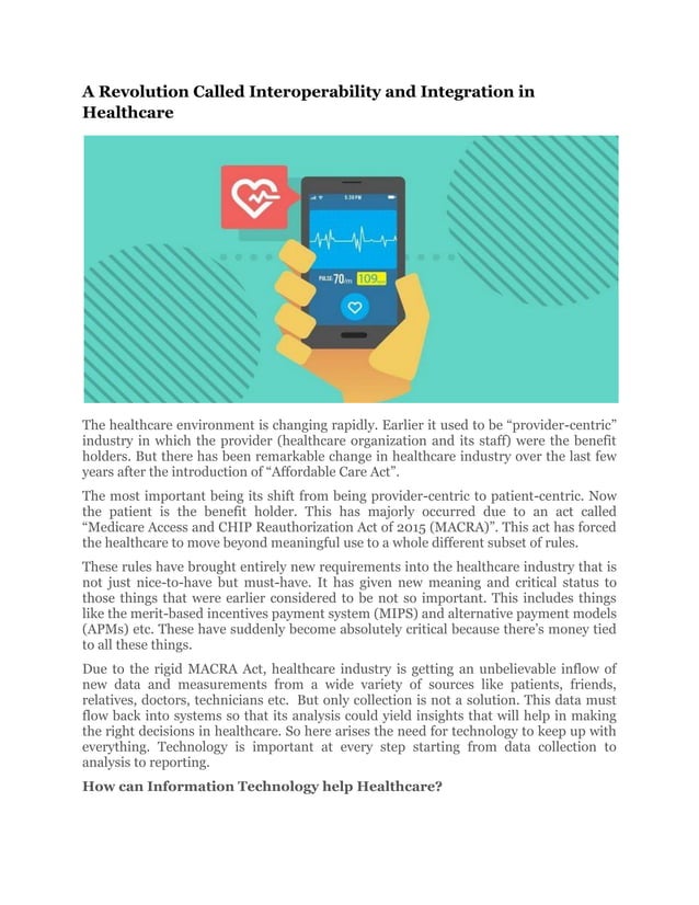 A revolution called_interoperability_and_integration_in_healthcare | PDF