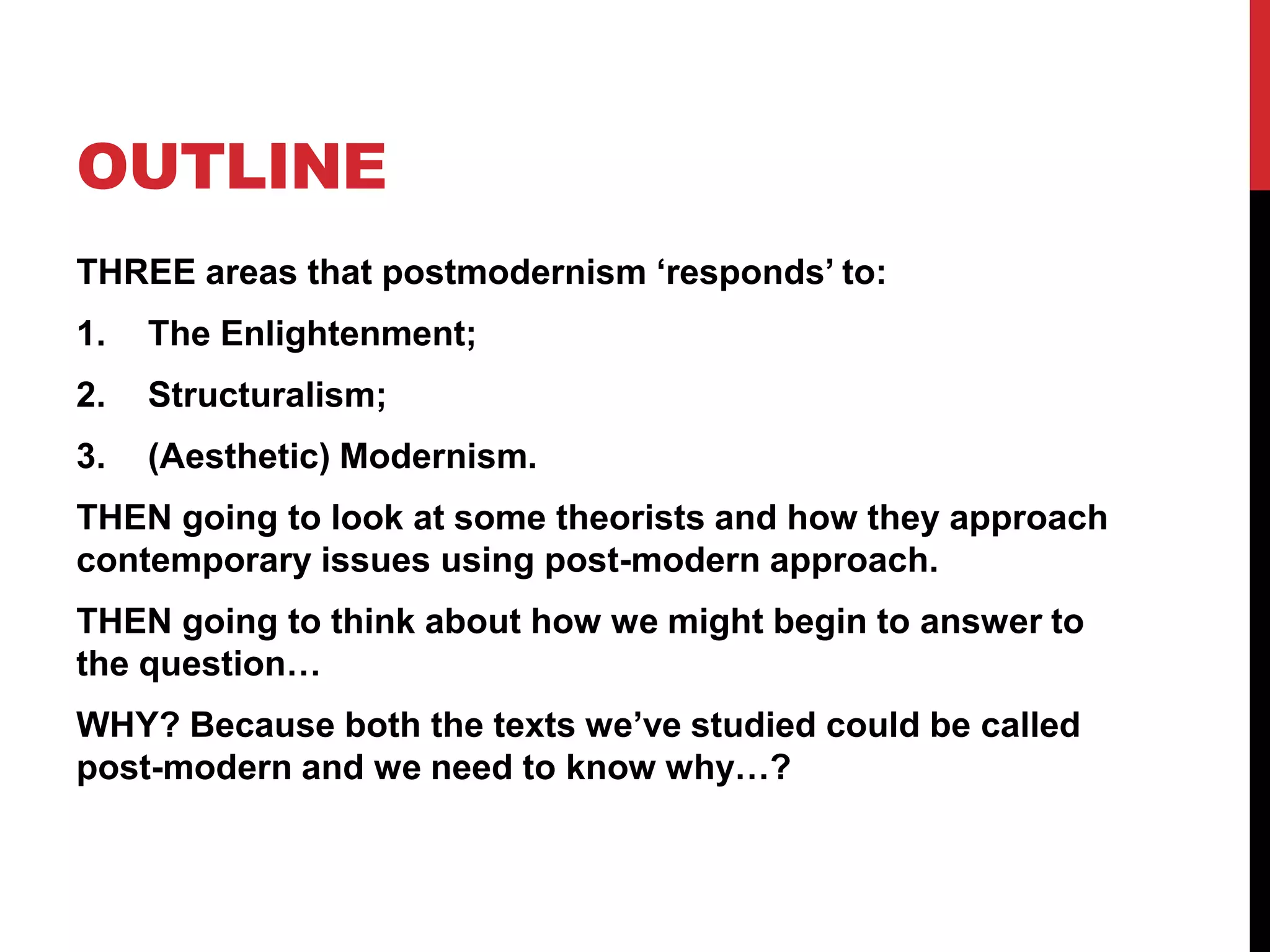 What is postmodernism | PPTX