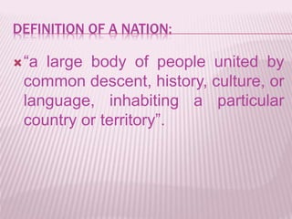Are we a nation | PPT