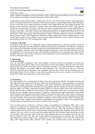 Are we the same or different the impact of ethnic group categorization ...