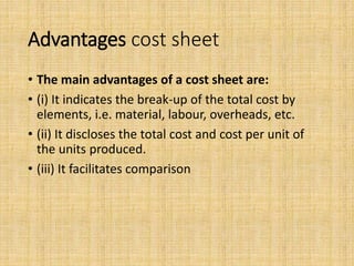 cost sheet of Rice mill | PPTX