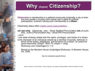 Digital Citizenship: Responsible Behavior in a Digital World | PPT
