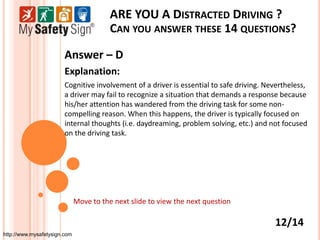 Are You A Distracted Driver? | PPT