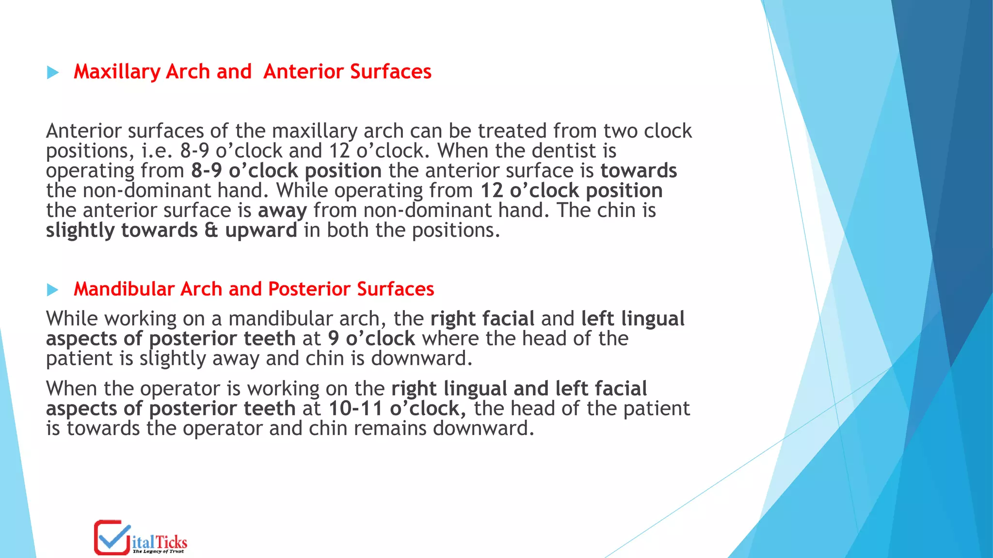 Are you and your patient sitting in the right position | PPTX
