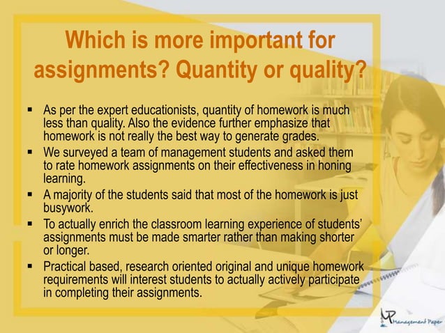 Too much of homework has negative effects… | PPTX