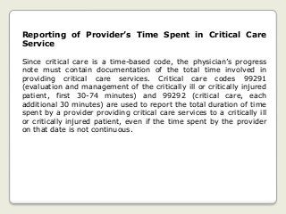 Are you correctly using 99291 and 99292 codes converted