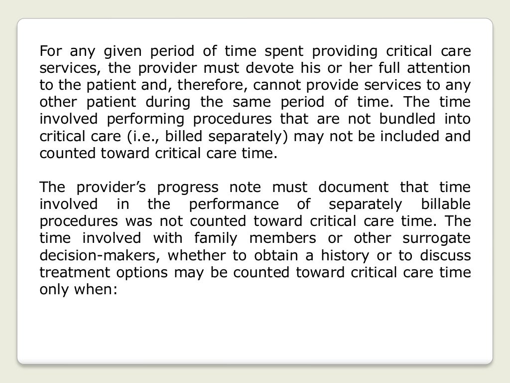 Are you correctly using 99291 and 99292 codes converted