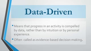 Are You Data-Driven? by Thomas C. Redman | PPTX