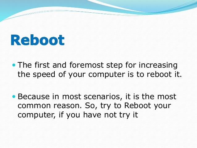 How to increase work Efficiency of Computer