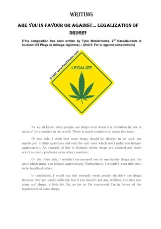 Are you for or against legalization of drugs | PDF | Illegal Drugs ...