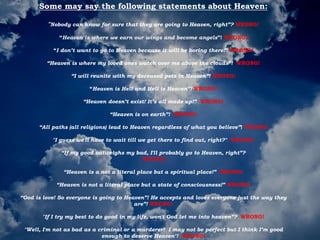 Are you good enough to go to Heaven.ppt