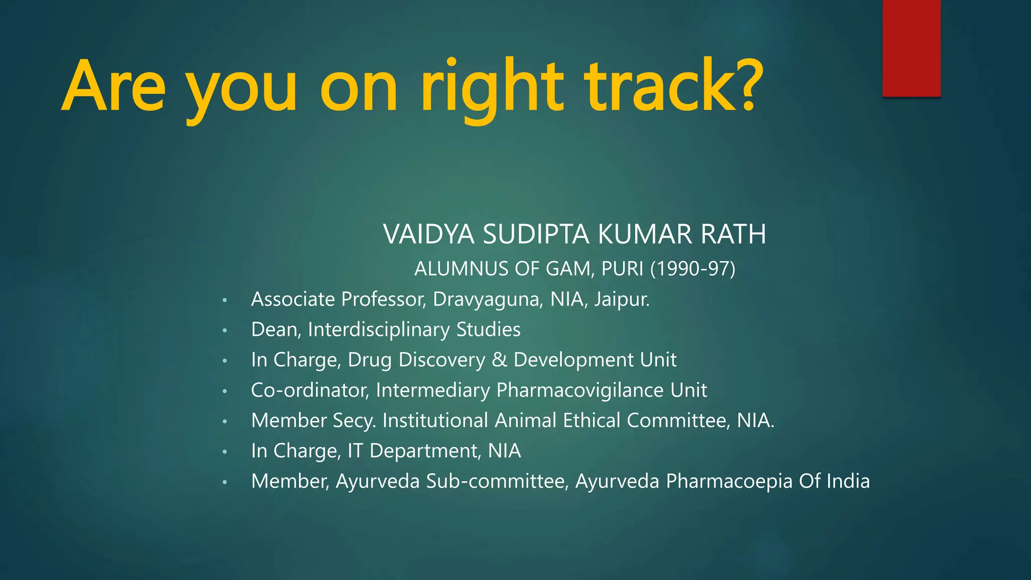 sudipt are you on right track.pptx