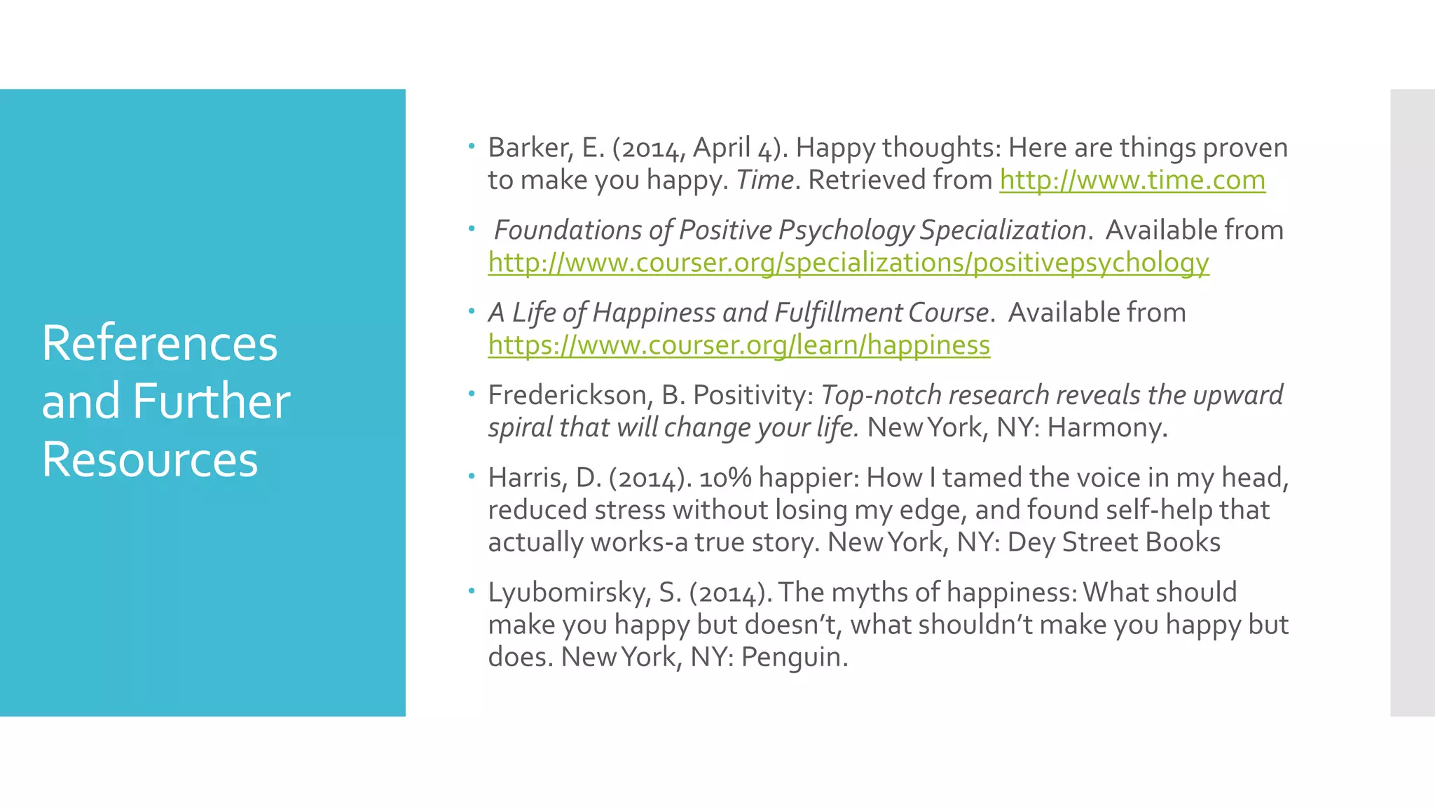 Are you on the happiness track twhe 2017 | PPTX