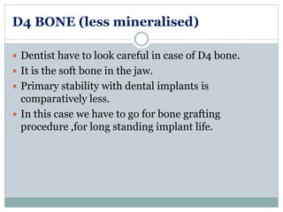 Are your bone is fit for dental implants | PPTX