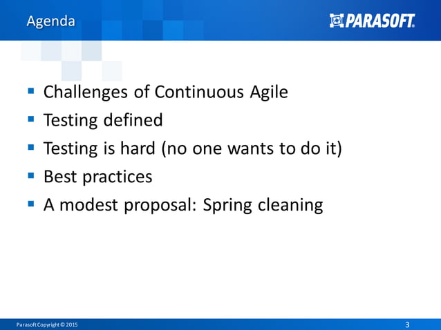 Are Your Continuous Tests Too Fragile for Agile? | PPT