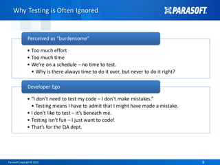 Are Your Continuous Tests Too Fragile for Agile? | PPT